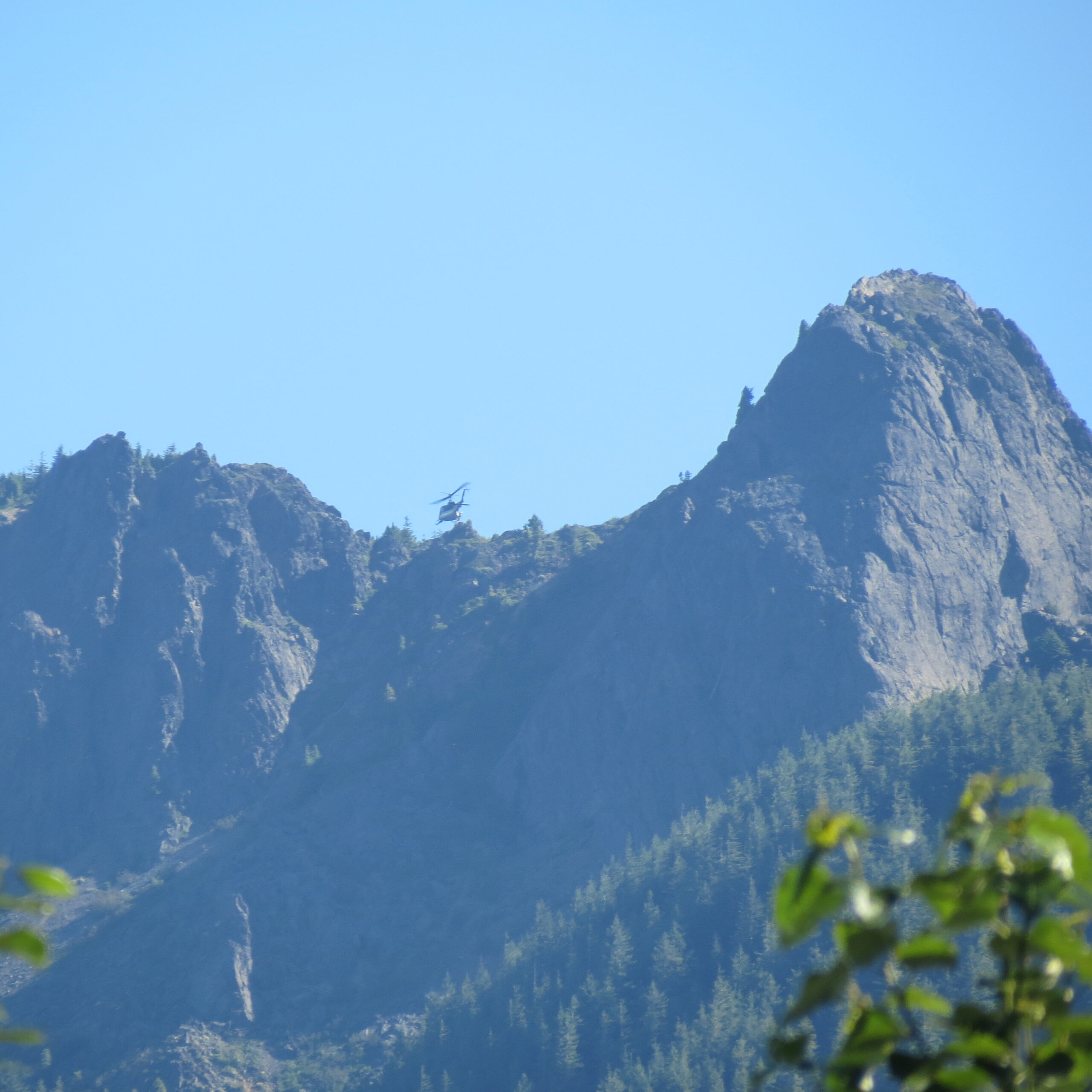 Sunday Morning Helicopter Rescue on Mt. Si - Living Snoqualmie