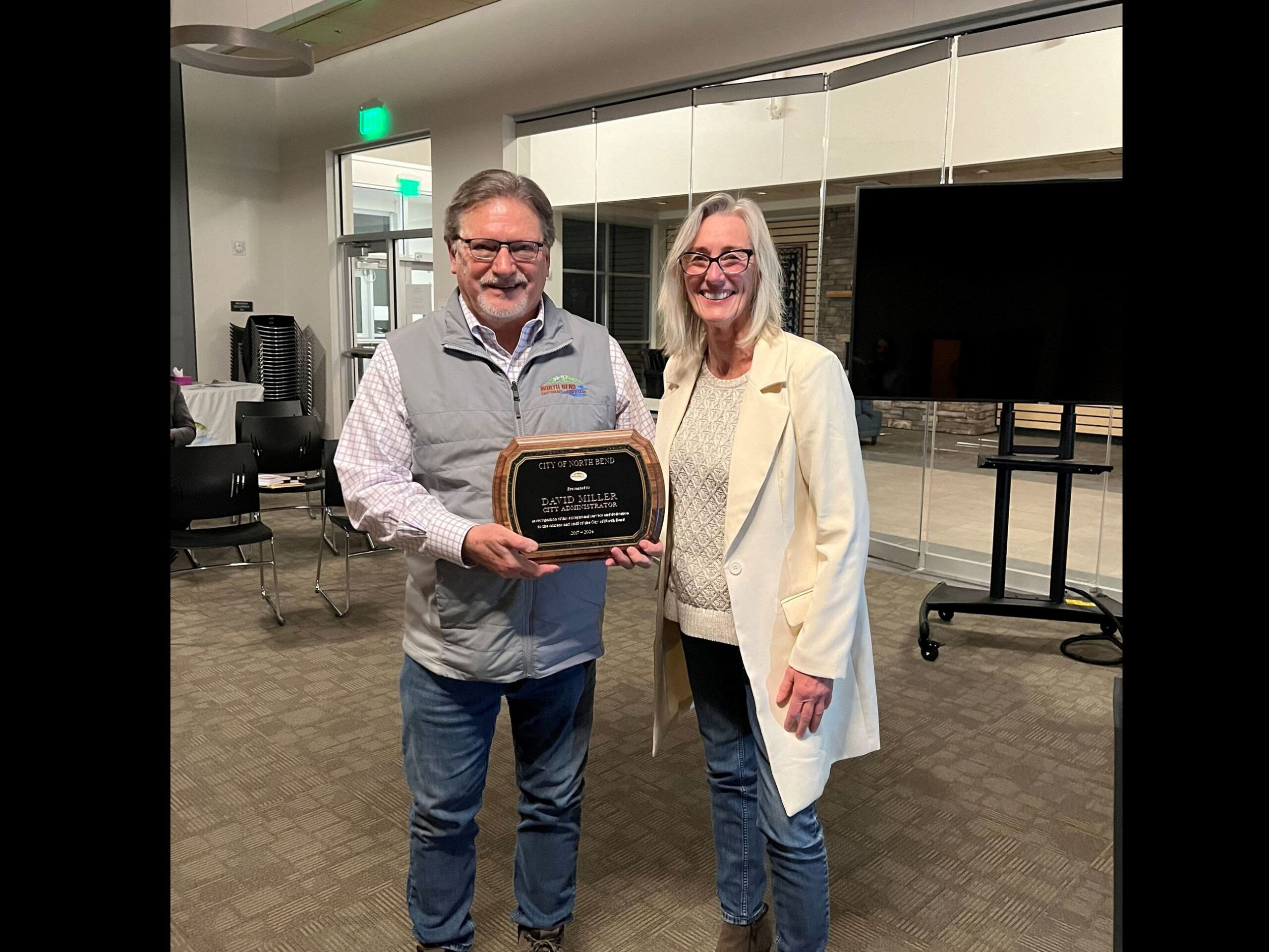 North Bend Bids Farewell to Retiring City Administrator David Miller ...