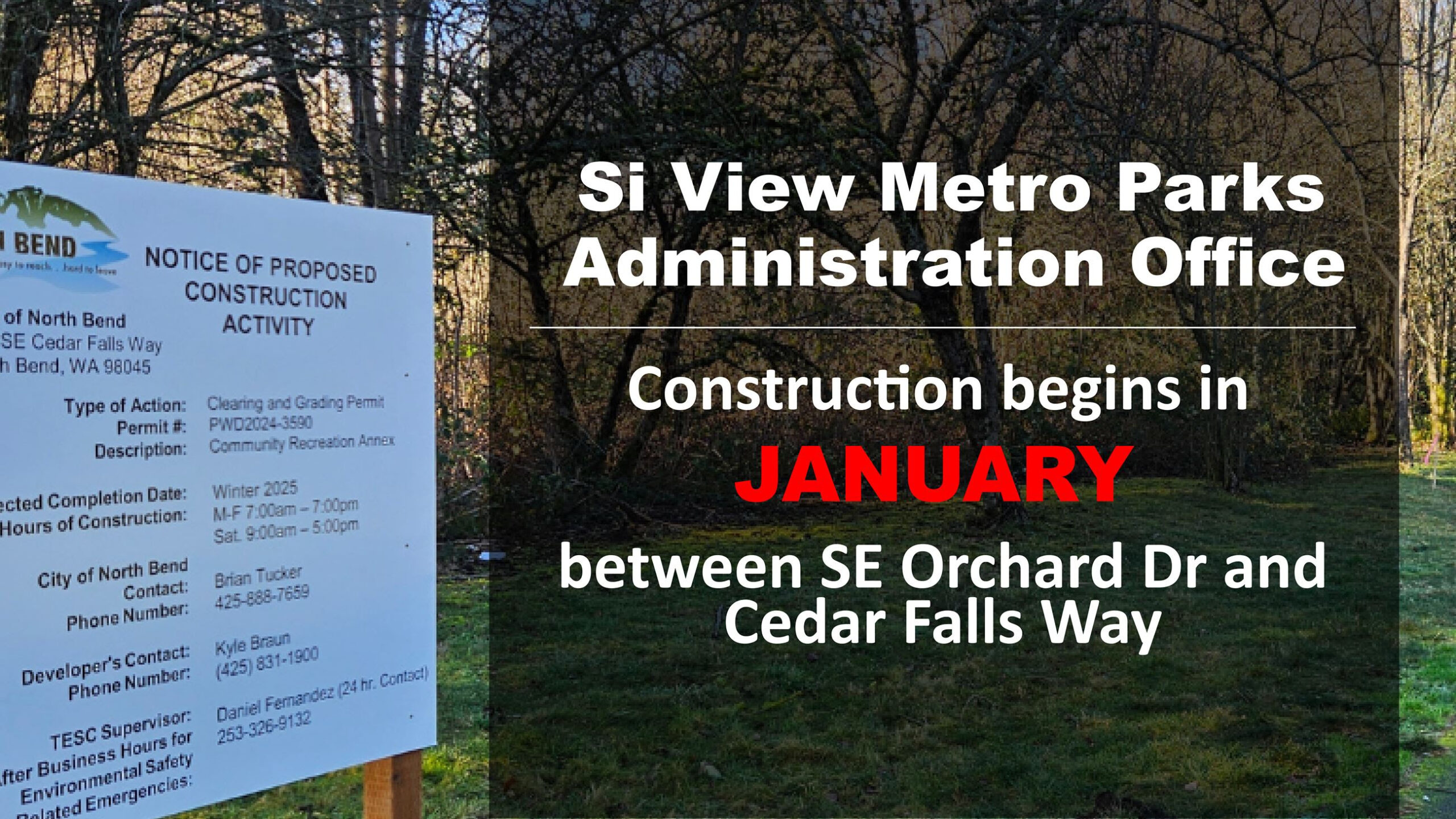 Si View Parks District to Begin New Administration Office Construction ...
