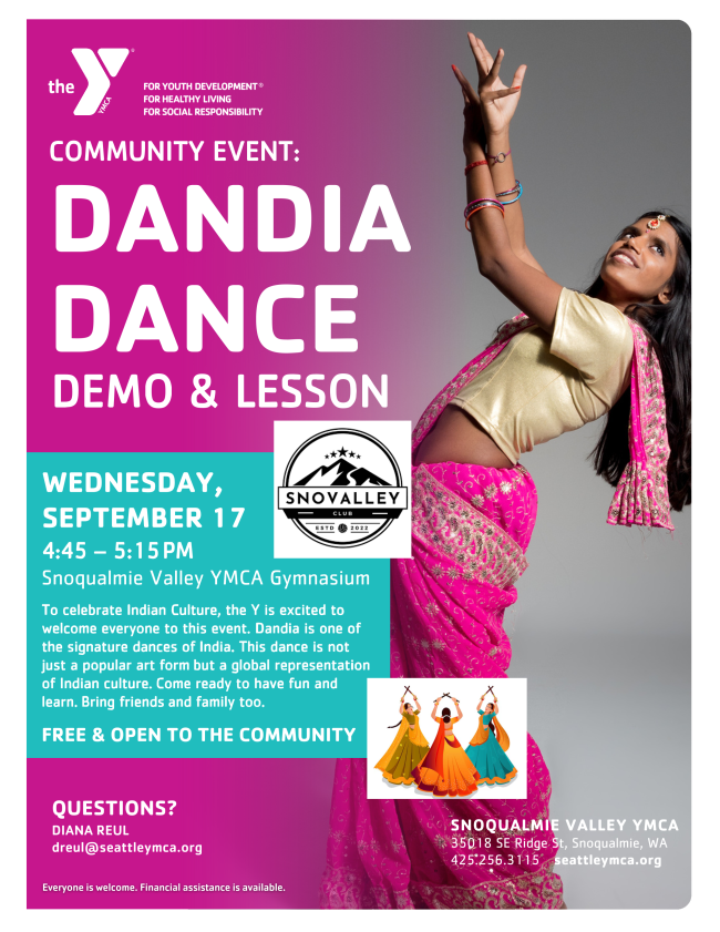 Dandia Dance - Demo & Lesson - Living Snoqualmie